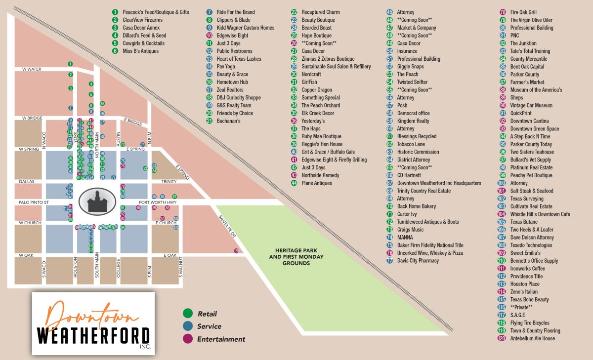 DIRECTORY – Downtown Weatherford