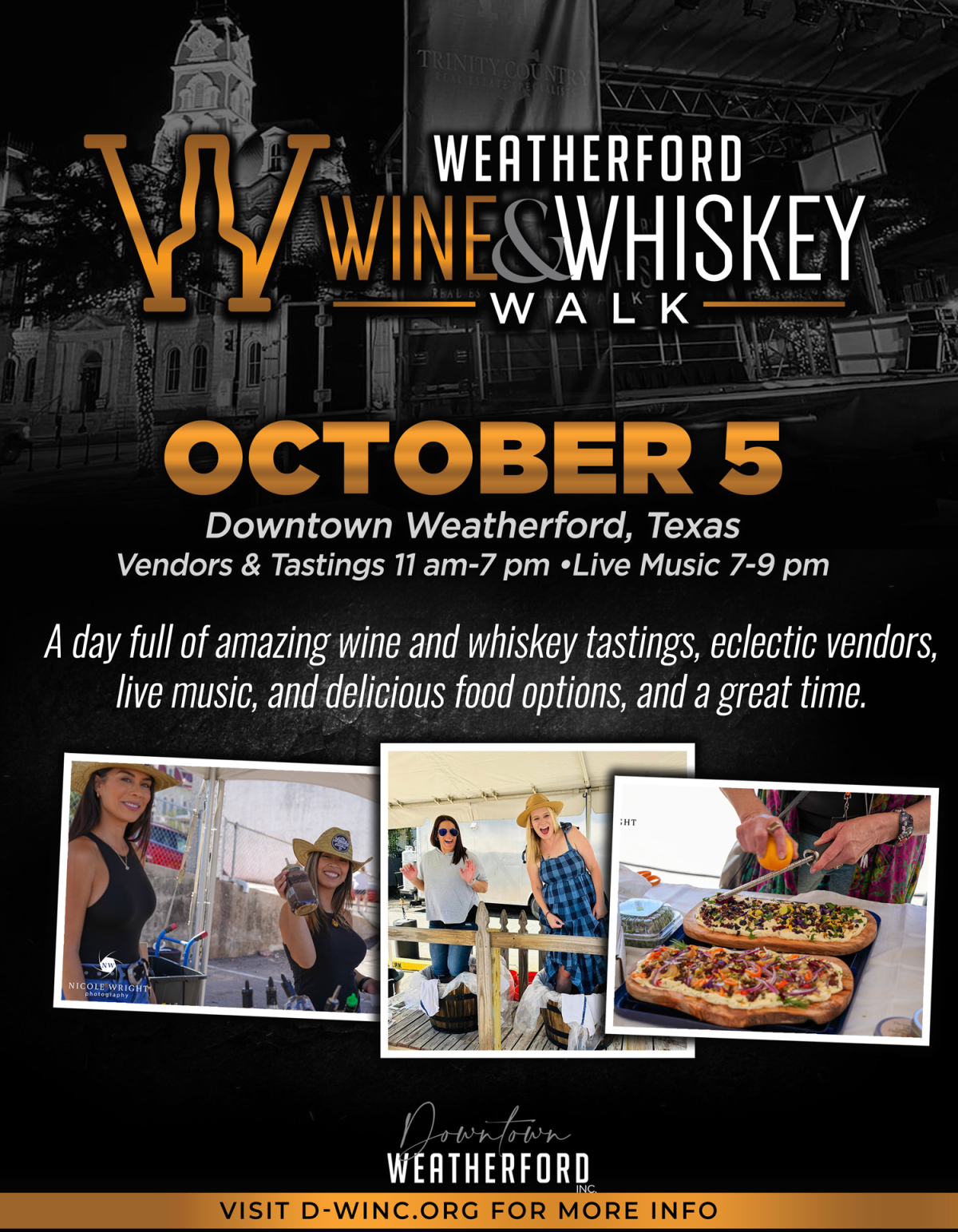 Weatherford Wine & Whiskey Walk – Downtown Weatherford